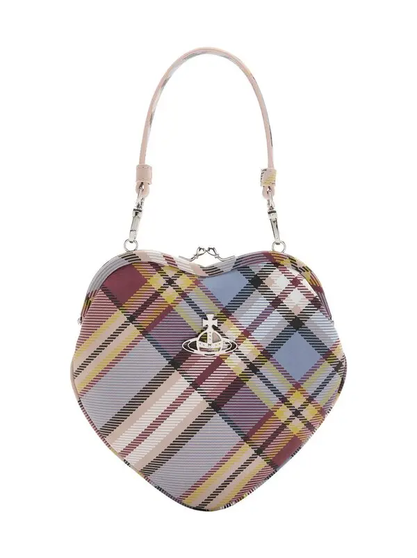 VIVIENNE WESTWOOD Belle Heart Nubuck Top Handle Bag - Multicoloured