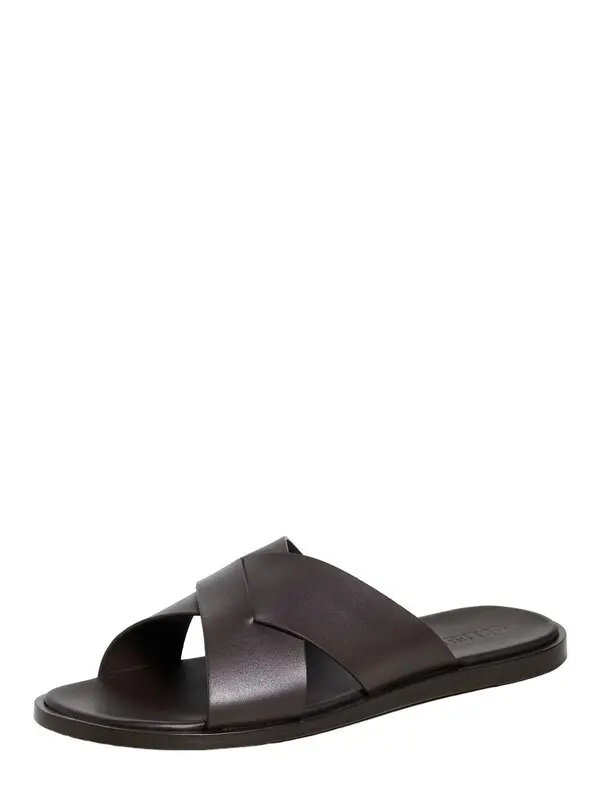 Orlebar Brown Muro Leather Sandals - Brown