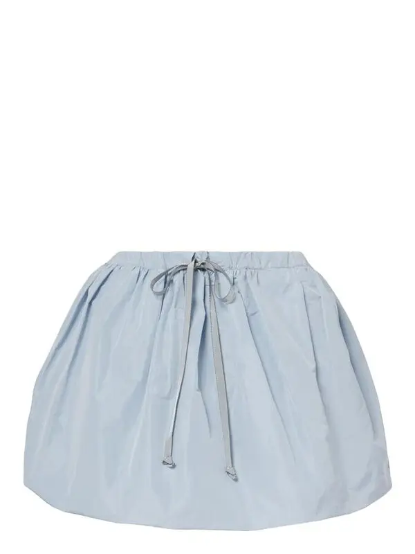 PATOU Faille Miniskirt - Blue