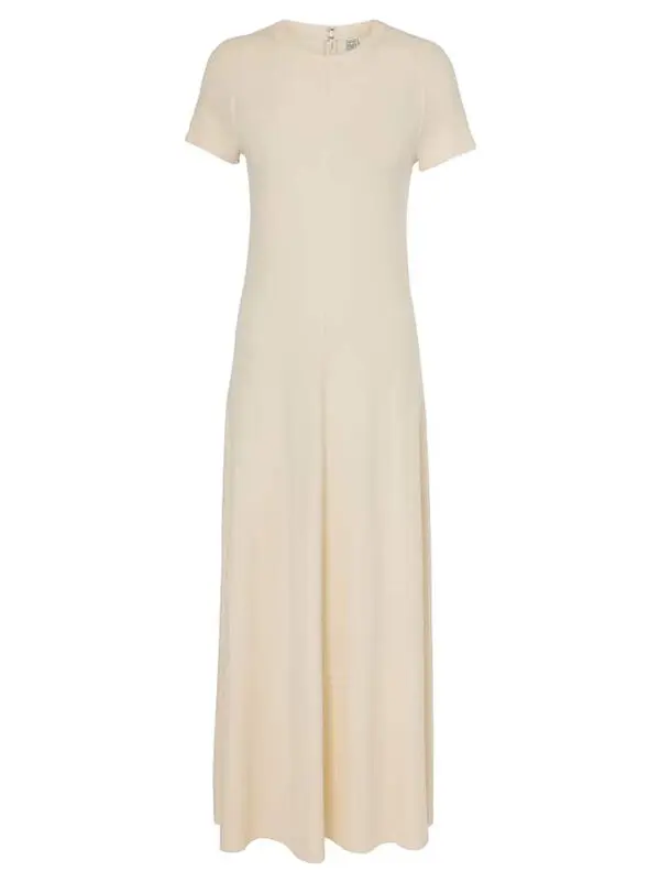 TOTEME Jersey Maxi Dress - White