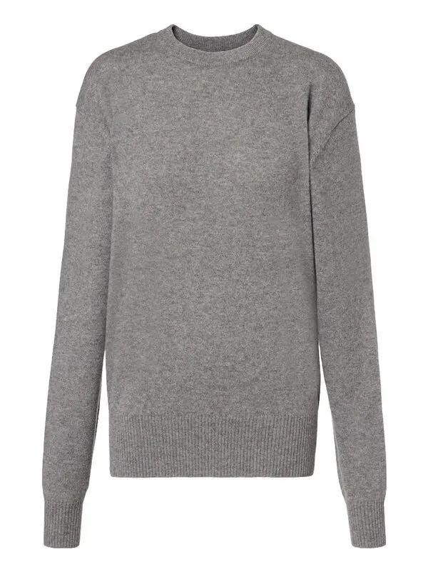 TOTEME Cashmere V-neck Sweater - Grey
