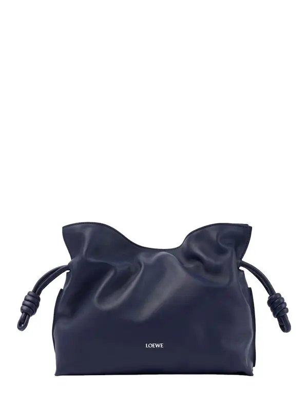 Loewe Flamenco Medium Clutch - Blue
