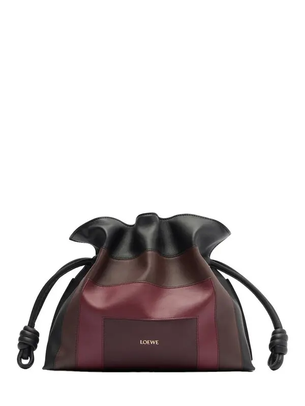 Loewe Flamenco Medium Leather Clutch - Multicoloured