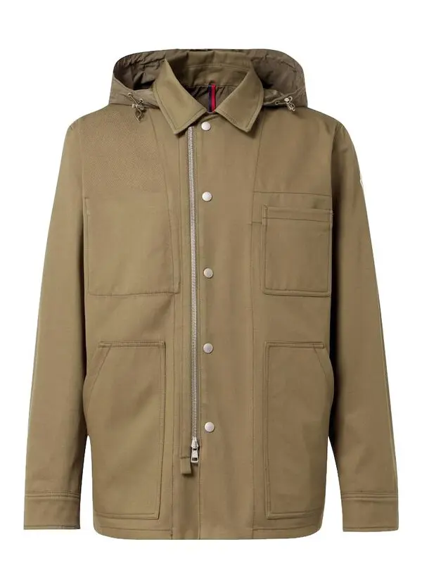 Moncler Guerledan Cotton Gabardine Jacket - Green