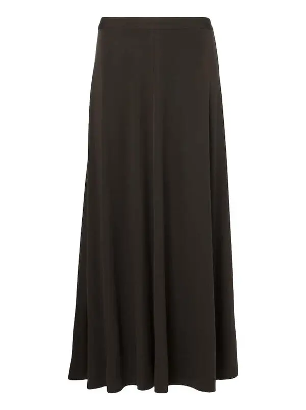 TOTEME Jersey Maxi Skirt - Brown