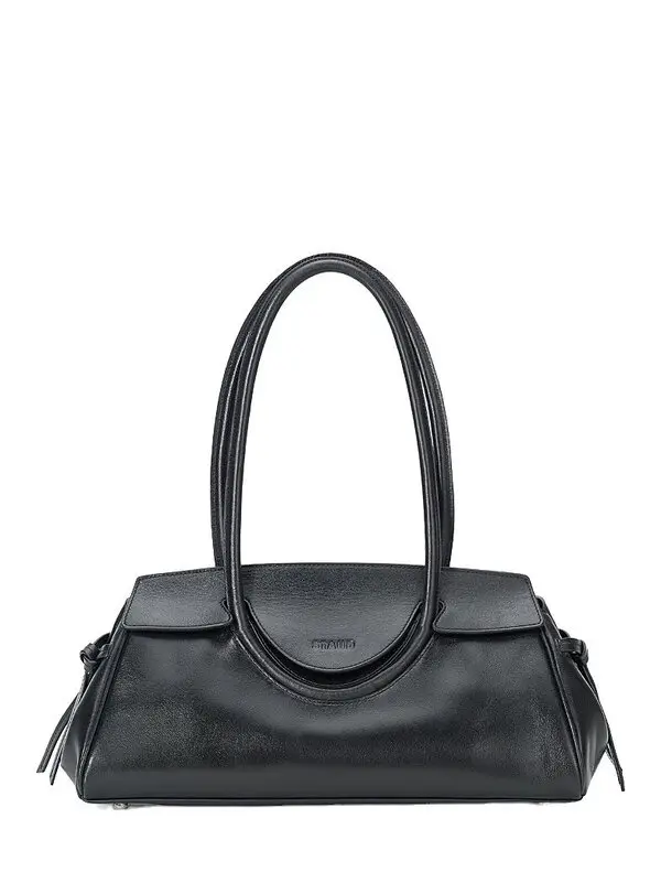 Staud Maude Leather Shoulder Bag - Black