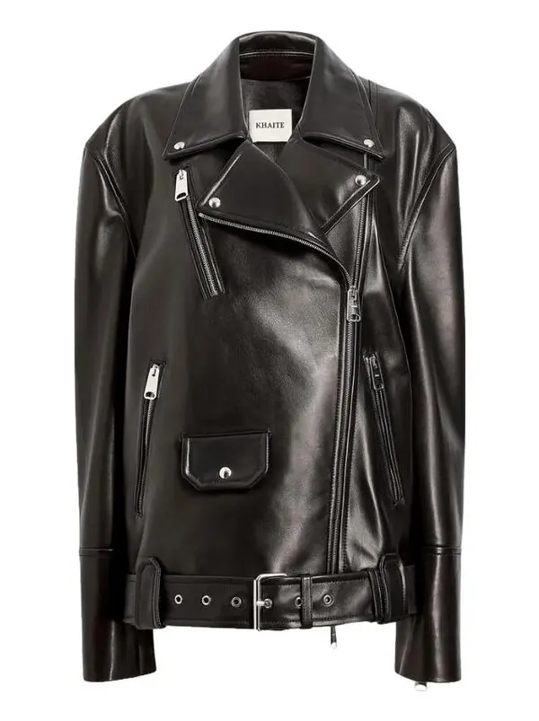 Khaite Hansel Biker Jacket - Black