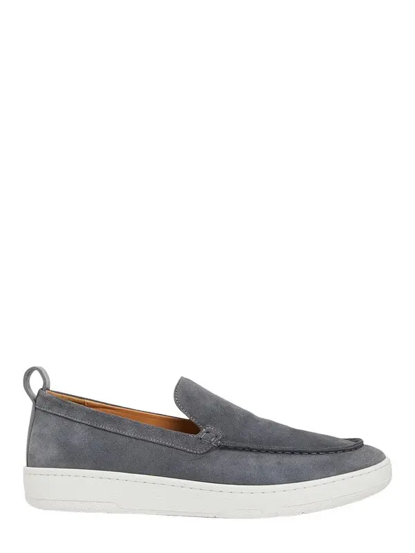 LANVIN Suede Loafers - Light Grey