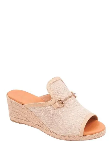 Andre Assous Nomi Wedge Espadrille - Copper/ Natural