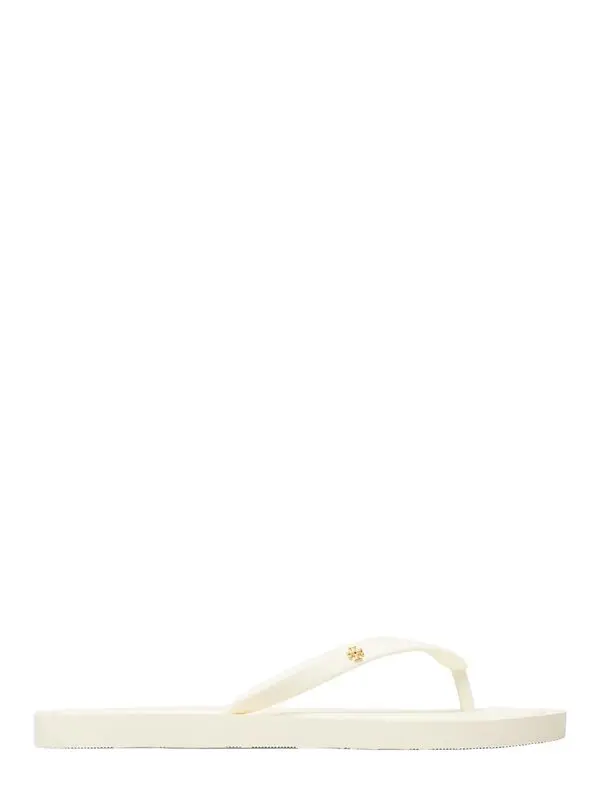 Tory Burch Kira Padded Flip-flops - Ivory  Gold