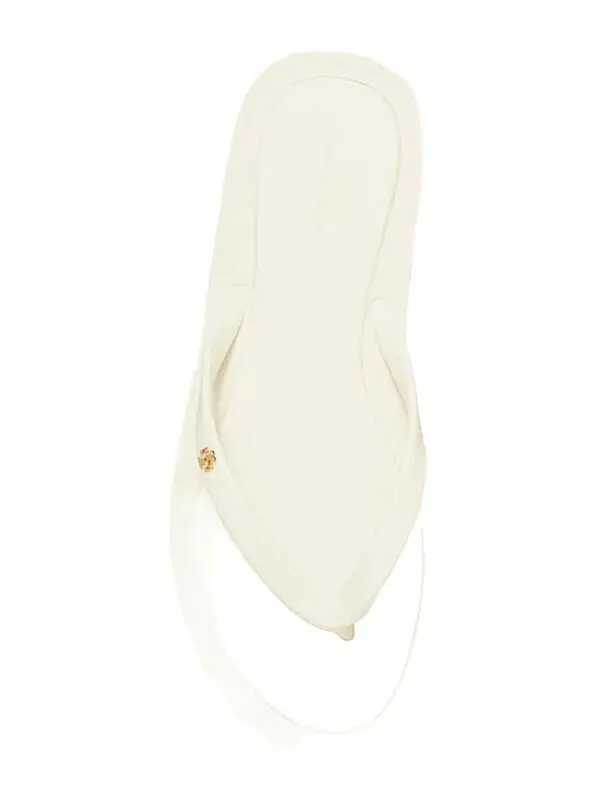 Tory Burch Kira Padded Flip-flops - Ivory