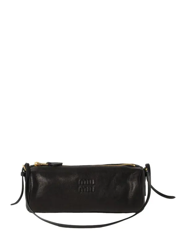 Miu Miu Nappa Leather Pouch - Black