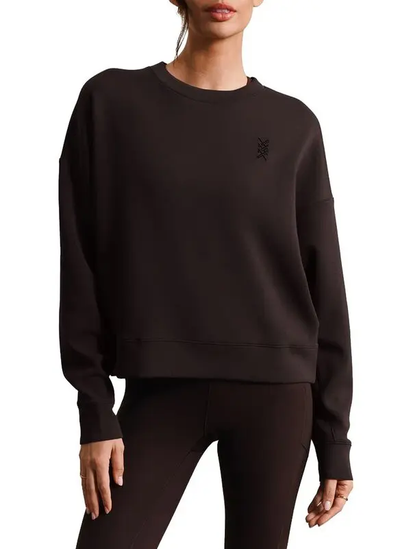 RHONE Dreamglow Crewneck Sweatshirt - Dark Espresso
