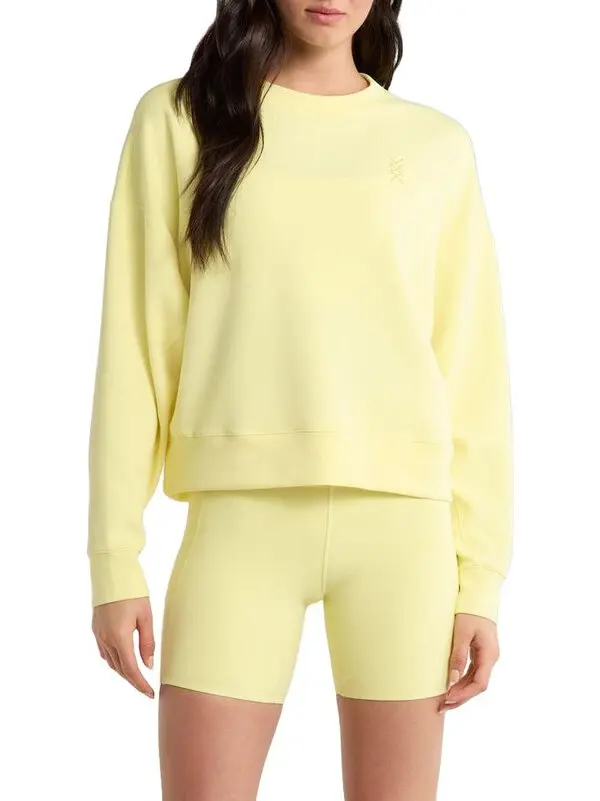 RHONE Dreamglow Crewneck Sweatshirt - Lemon Lime