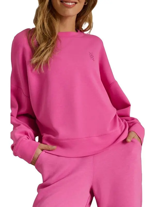 RHONE Dreamglow Crewneck Sweatshirt - Pink Rose