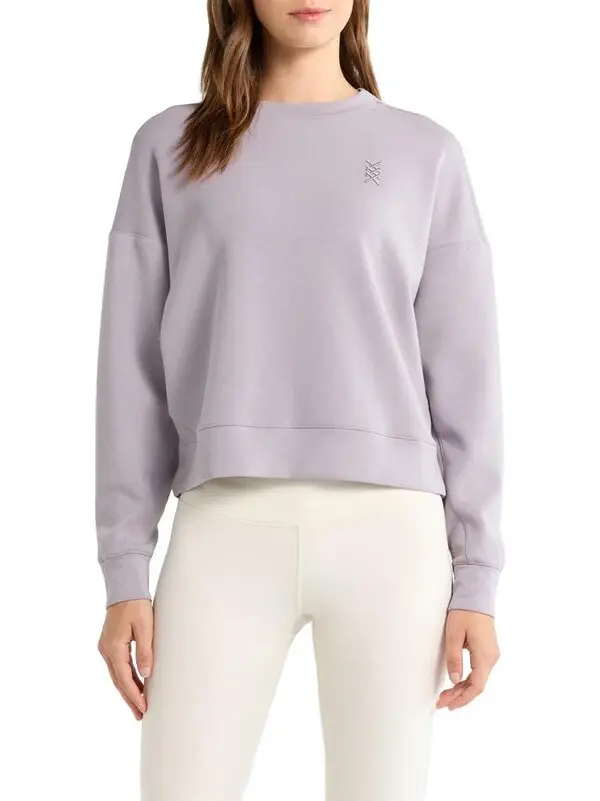 RHONE Dreamglow Crewneck Sweatshirt - Purple Smoke