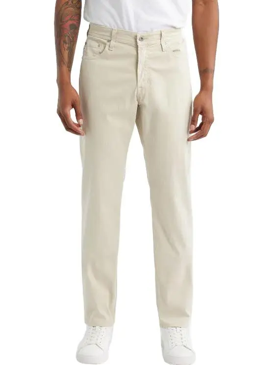 Ag Straight Leg Pants - Natural Ivory