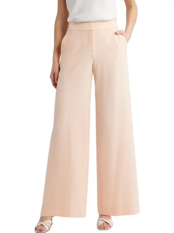 TAHARI ASL Wide Leg Pants - Parfait