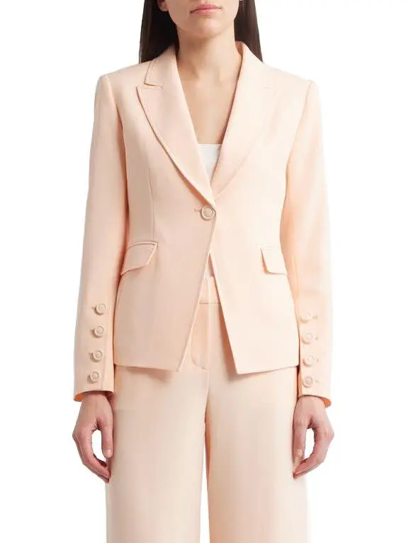 TAHARI ASL One-button Blazer - Parfait
