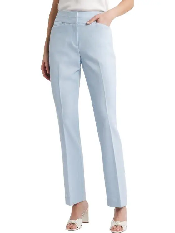 TAHARI ASL Flare Leg Trousers - Ice Blue