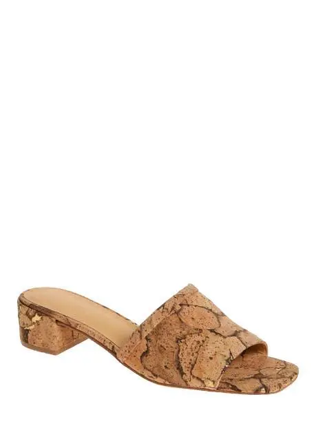 CHOCOLAT BLU Cindy Slide Sandal - Gold Cork