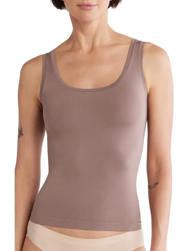 Nordstrom Seamless Tank - Brown Taupe