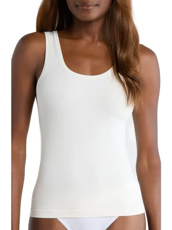 Nordstrom Seamless Tank - Ivory Egret