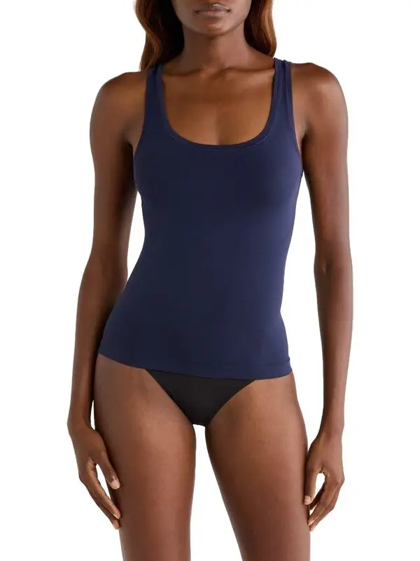 Nordstrom Seamless Tank - Navy Peacoat