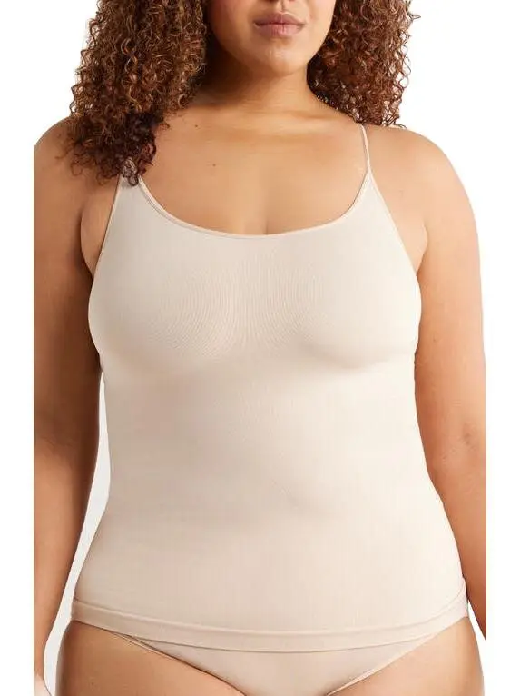 Nordstrom Seamless Layering Camisole - Beige Smoke