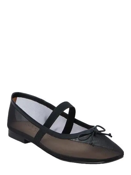 Matisse Bronx Mesh Ballerina Flat - Black