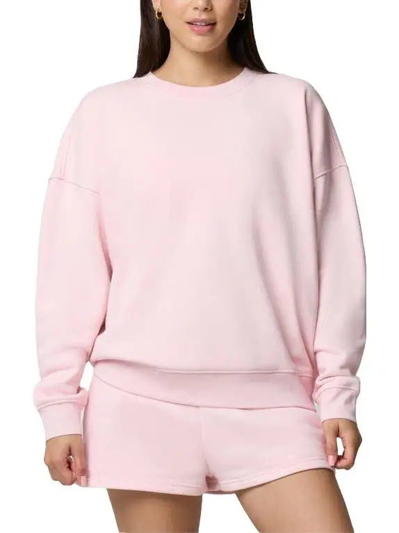 FLORENCE BY MILLS Cozy Crush Oversize Sweatshirt - Ballet Slipper