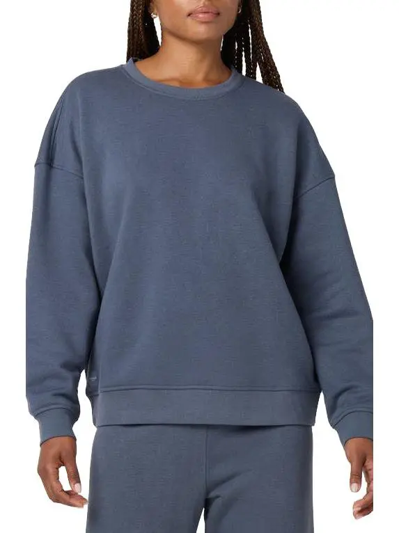 FLORENCE BY MILLS Cozy Crush Oversize Sweatshirt - Ombre Blue