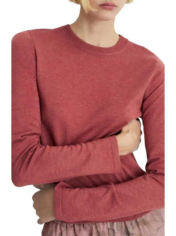 Mango Crewneck Sweater - Medium Pink