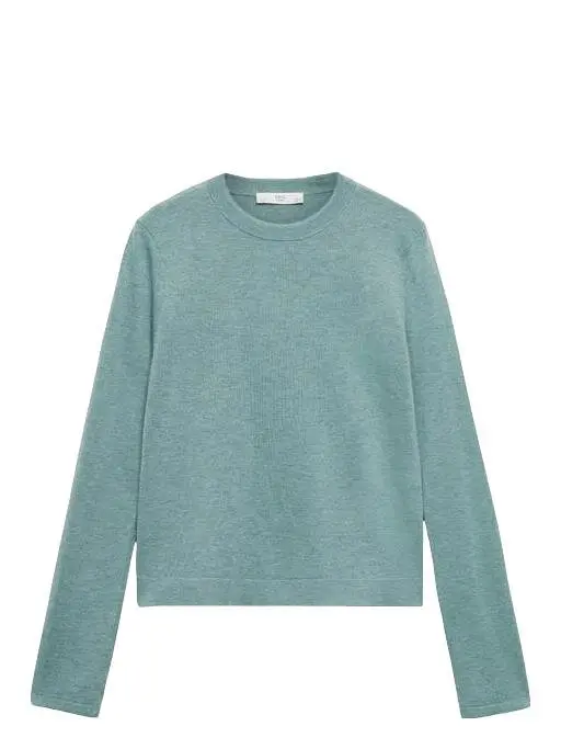 Mango Crewneck Sweater - Mint Green