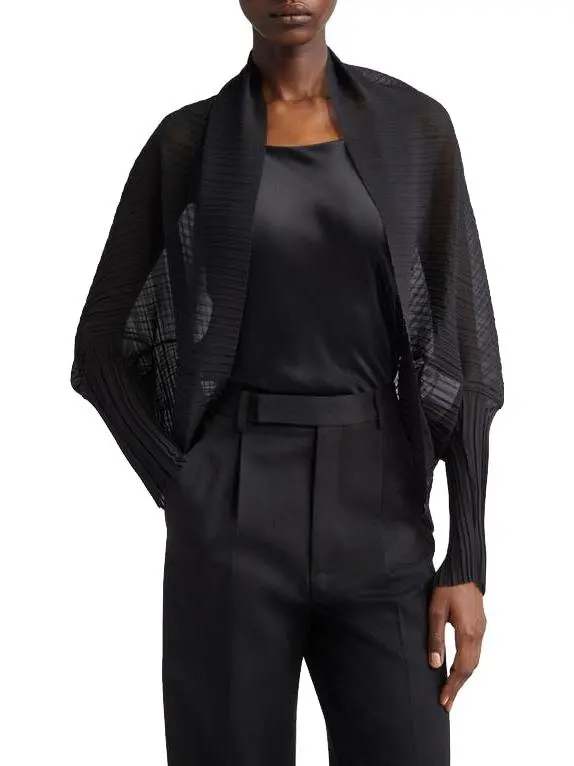 Max Mara Vesuvio Cape Back Bolero - Black