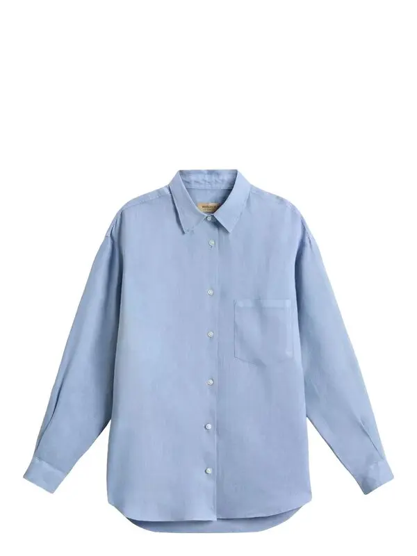 Woolrich Linen Shirt - Blue
