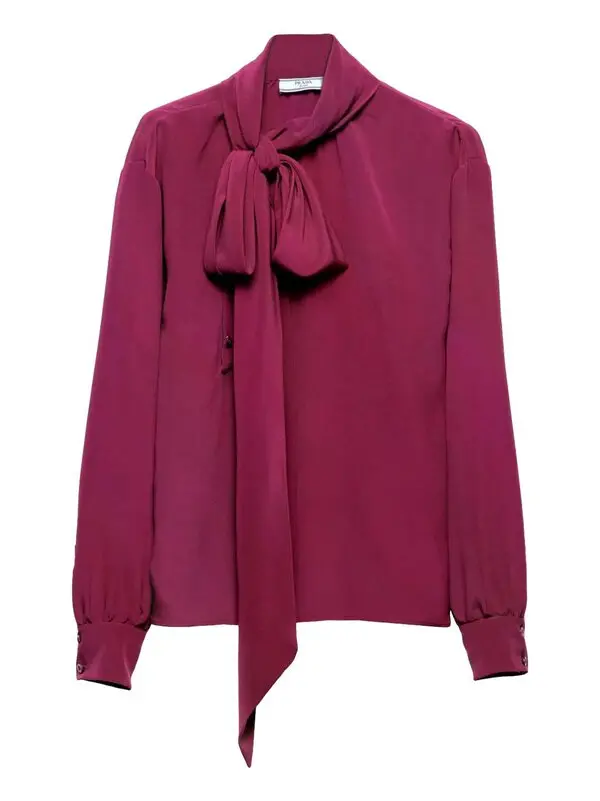Prada Marocain Shirt - Pink