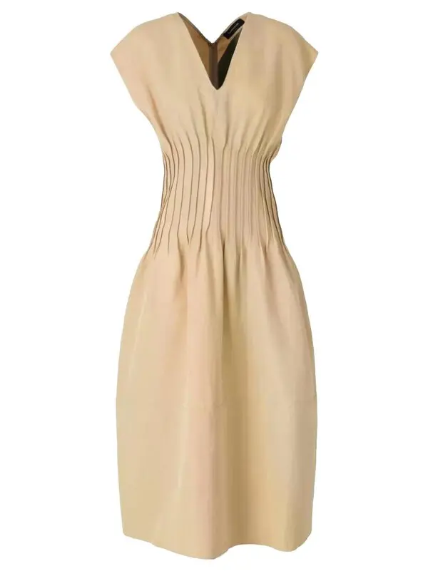 Fabiana Filippi Fitted-waist Dress - Neutrals
