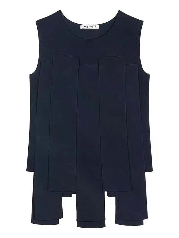 Ports 1961 Panelled Top - Blue