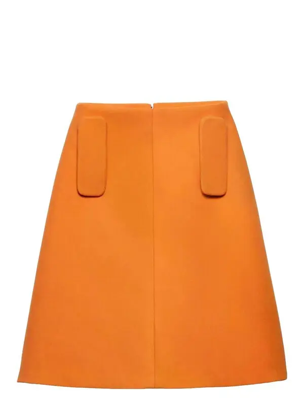 Prada Tricotine Mini Skirt - Orange