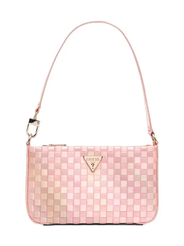 Guess Logo-plaque Shoulder Bag - Pink