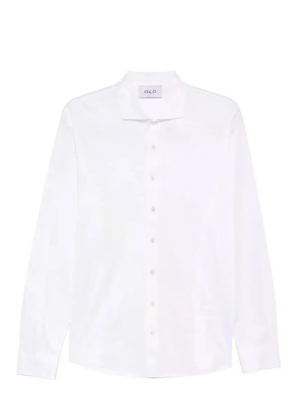 D4.0 Cotton Shirt - White