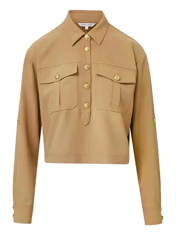 Veronica Beard Colvin Blouse - Brown