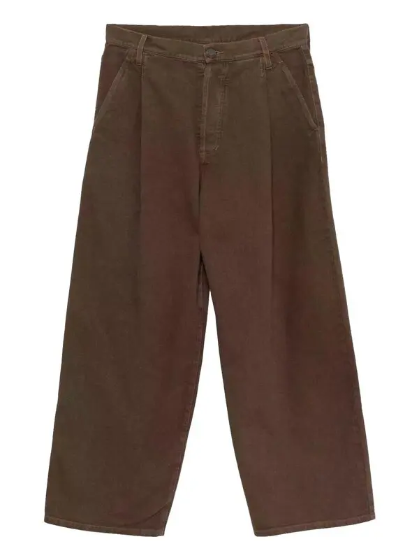 UMA WANG Wide-leg Trousers - Brown