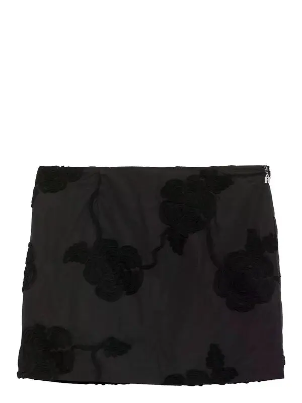 Remain Birger Christensen Organic Cotton Mini Skirt - Black