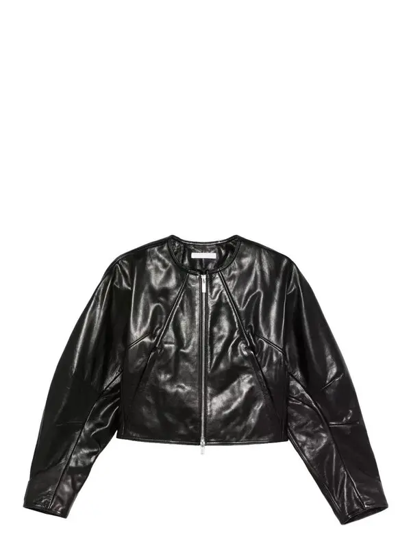 Helmut Lang Articulated Leather Jacket - Black