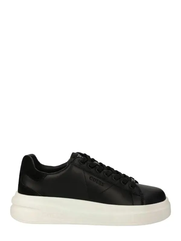 Guess Logo-debossed Sneakers - Black