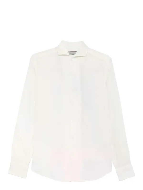 Canali Linen Shirt - White