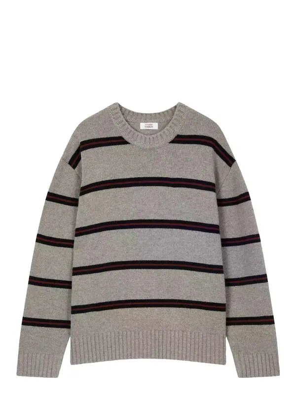 STUDIO TOMBOY Striped Sweater - Grey