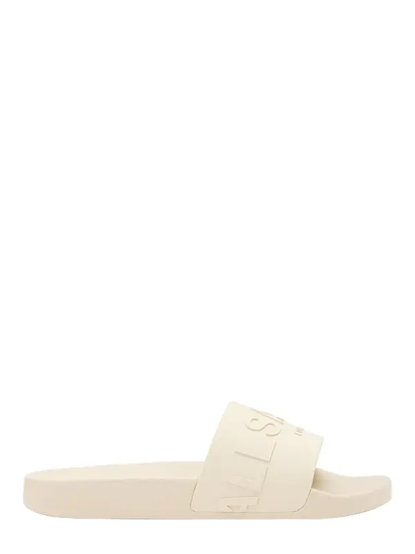 ALLSAINTS Biggy Logo Sliders - Chalk White